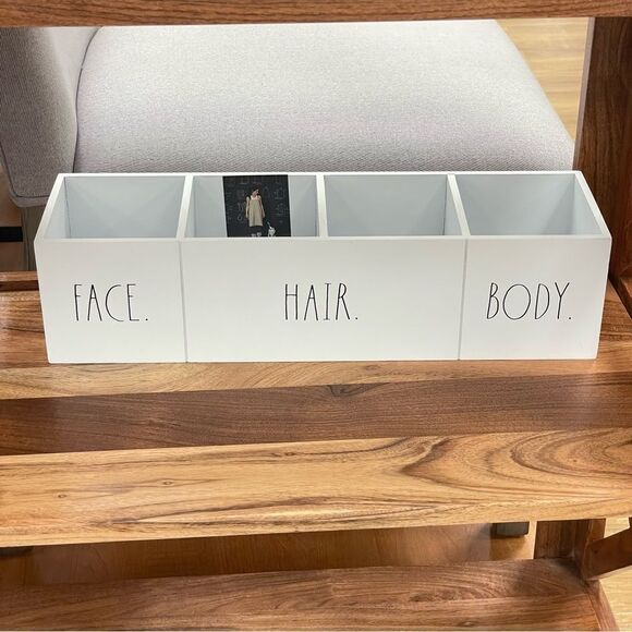 Rae Dunn | Storage & Organization | Nwt Rae Dunn Gorgeous White Wood ...